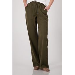 monari Damen Schlupfhose "Hose Schlupf", gr&uuml;n, Gr. 44, unifarben, Web, Obermaterial: 92% Modal, 8% Polyester, Hosen, Regular fit mit Taschen