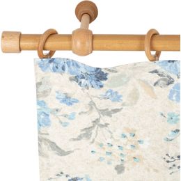 Gardinenstange SN DECO GROUP, L:160cm, braun, Holzwerkstoff, Gardinenstangen, "Cafiro", 28 mm, Holz, verschiedene L&auml;ngen und Farben, Komplettset