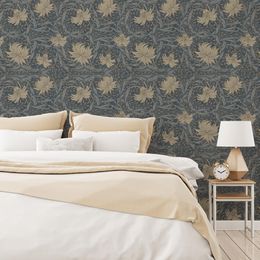 Sublime Vliestapete "JOLIE", B/L: 0,52m x 10m, Rollen: 1, blau, Wohnzimmer, Tapeten, Design Tapeten