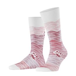 Falke Damen Socken "Plage", Gr. 39, rot, Obermaterial: 89% Baumwolle CO. 9% Polyamid PA. 2% Elasthan EL., glatt, Socken