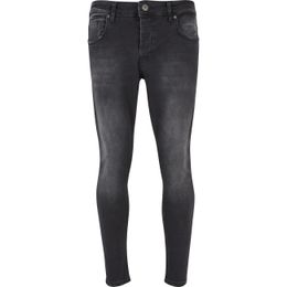 2Y Premium Herren Bequeme Jeans "2Y Premium Herren 2Y Skinny Fit Jeans", schwarz, Gr. 36, unifarben, 97% Baumwolle, 3% Elasthan, Jeans