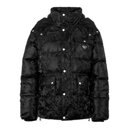 Philipp Plein Herren Winterjacke "Camouflage", schwarz, Gr. S, Obermaterial: 100% Polyester. Futter: 100% Polyester. F&uuml;llung: 100% Polyester, Jacken