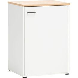Mehrzweckschrank Schildmeyer, B:67,1cm H:95,8cm T:60cm, wei&szlig;, FSC-zertifizierter Holzwerkstoff, K&uuml;che, Schr&auml;nke, "Solea, Mehrzweckschrank stapelbar,