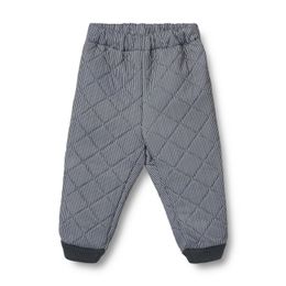 Wheat M&auml;dchen Stoffhose "Wheat Thermo Pants Alex", grau, Gr. 80, unifarben, 100% Polyester (Recycelt), Hosen