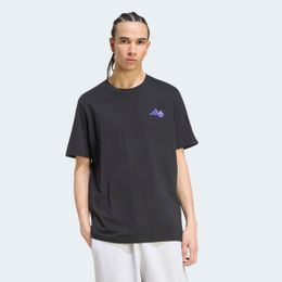 Herren T-Shirt "RAMEN GRAFIK", schwarz, Gr. L, adidas Sportswear, Obermaterial: 100% Baumwolle, Shirts