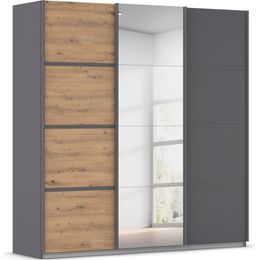 Kleiderschrank OTTO HOME, B:203cm H:229cm T:62cm, grau, Holzwerkstoff, Kinderzimmer, Schr&auml;nke, "Mehrzweckschrank Aktenschrank M&ouml;bel Mietswohnung
