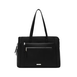 Tamaris Damen Shopper "Shopper TAS Melissa", schwarz, Polyester, Taschen
