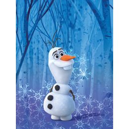 Komar Bild "Frozen Olaf Crystal", B/H/T: 30cm x 40cm, Disney, 1 Stk., bunt, Wohnzimmer, Bilder, Wandbild zur Dekoration im Kinderzimmer - ohne Rahmen