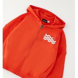 sarabanda Jungen Sweatshirt "BABY BOY SWEATER", orange, Gr. 104, 100% Baumwolle, Sweatshirts