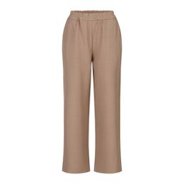 CLOUD 5IVE Damen Stoffhose "CLOUD 5IVE Wide Pants with 2 pockets", beige, Gr. XXL, unifarben, 95% Polyester, 5% Elasthan, Hosen