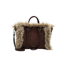 SURI FREY Damen Shopper "Shopper SFY Chessy Suede", braun, Polyester, Taschen