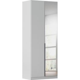 Dreht&uuml;renschrank OTTO HOME, B:91cm H:210cm T:54cm, grau, Holzwerkstoff, Schr&auml;nke, "Kleiderschrank Schrank Garderobe AGORDO mit Dekor- oder