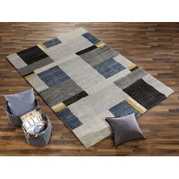 Teppich, B:80cm H:20mm L:150cm, grau, OCI DIE TEPPICHMARKE, Polypropylen (PP), Wohnzimmer, Teppiche, "CASTLE BEPPO, auch als L&auml;ufer erh&auml;ltlich",