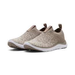 Puma Damen Slip-On Sneaker "SOFTRIDE REMI SLIP-ON KNIT WNS", Gr. 38, beige, Textil, Schuhe, f&uuml;r Sport, mit SOFTFOAM+ D&auml;mpfung, aus gestricktem Textil