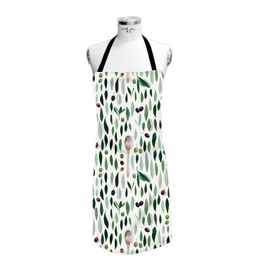 Kochsch&uuml;rze Apelt, B:80cm L:85cm, bunt, Web, Baumwolle, Polyester, Sch&uuml;rzen, "7007", Olivendesign