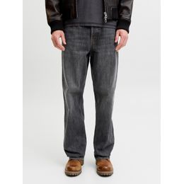 Jack & Jones JACK & JONES Herren Straight-Jeans "JJITED JJCLASSIC AM 469 SN", grau, Gr. 36, clean, Denim/Jeans, Obermaterial: 100% Baumwolle, Jeans, Baumwolle,