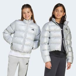 Jungen Steppjacke "J SD JKT", silber, Gr. 152, adidas Sportswear, Obermaterial: 100% Polyester. Wattierung: 100% Polyester, Jacken