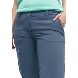 Maier Sports Damen Funktionshose "Lulaka 7/8", blau, Gr. 36, 90% Polyamid, 10% Elasthan, Hosen, Damen Wanderhose, atmungsaktive und elastische