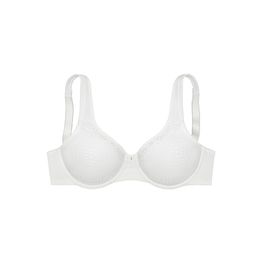 Damen Minimizer-BH, NUANCE BY LASCANA, Gr. 75, wei&szlig;, Microtouch, Obermaterial: 89% Polyamid, 11% Elasthan, BHs, mit B&uuml;gel und leicht gef&uuml;tterten