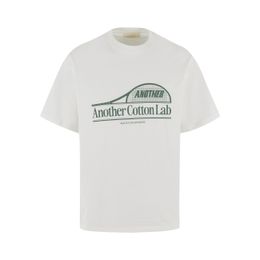 Herren T-Shirt "Another Cotton Lab", wei&szlig;, Gr. S, ANOTHER COTTON LAB, bedruckt, 100% Baumwolle, Shirts