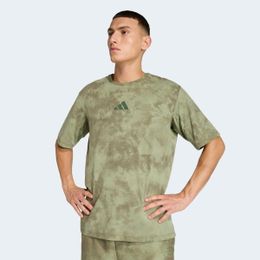 adidas terrex Herren Funktionsshirt "MULTI SPRAY DYE", gr&uuml;n, Gr. M, Obermaterial: 100% Polyester, Shirts