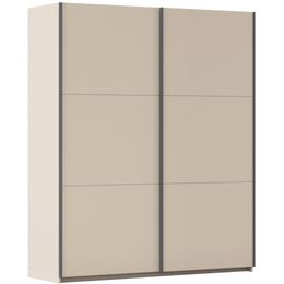 Schwebet&uuml;renschrank Rauch, B:175cm H:210cm T:59cm, beige, Holzwerkstoff, Schr&auml;nke, "Kleiderschrank Dreht&uuml;renschrank Schrank Garderobe KRONACH",