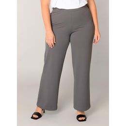 Damen Treggings "Arah", grau, Gr. 48, Base Level Curvy, unifarben, Web, Obermaterial: 97% Polyester, 3% Elasthan, Hosen, Gro&szlig;e Gr&ouml;&szlig;en