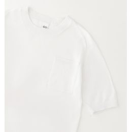 IDO Jungen T-Shirt "BOY KNITWEAR", wei&szlig;, Gr. 128, 100% Baumwolle, Shirts