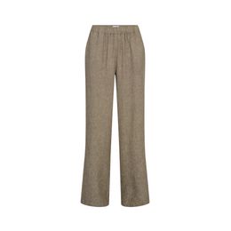 Levete Room Damen Chinohose "Levete Room Trouser LR-NAJA", beige, Gr. XL, Obermaterial: 55% Leinen, 45% Baumwolle, Hosen