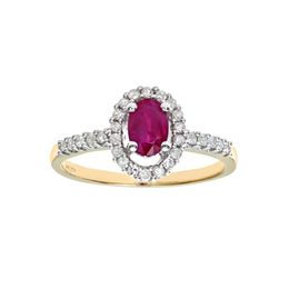 Diamant Leternel Ring Damen Gr&ouml;&szlig;e 54 gold