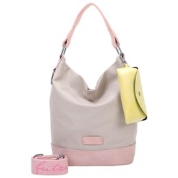 Damen Schultertasche "Izzy07-Olga", Fritzi aus Preussen, beige, 55% Baumwolle, 45% Polyester, unifarben, Taschen, mit Magnetverschluss