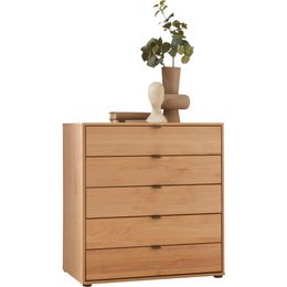 Schubkastenkommode Wiemann, B:80cm, braun, Sideboards, "Cardiff Sideboard, W&auml;scheschrank, teilmassiv Erle, mit Schubladen", Schubk&auml;sten inklusive