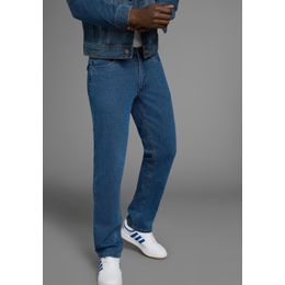 Arizona Herren Regular-fit-Jeans "James", blau, Basic, Gr. 52, Obermaterial: 100% Baumwolle, Jeans, regular fit, gerades Bein, Five-Pocket-Form,