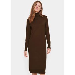 Saint Tropez Damen Strickkleid "SZ-Roll-neck Long Dress"mink beige, Gr. XL, Feinstrick, Obermaterial: 80% Viskose, 20% Polyamid, Kleider, mit