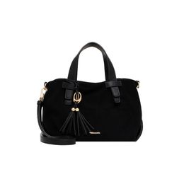 Tamaris Damen Shopper "Shopper TAS Mareike", schwarz, Polyester, Taschen