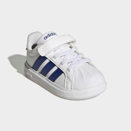 M&auml;dchen Sneaker "STREETTALK", adidas Sportswear, Gr. 26, blau, Synthetik, Schuhe, inspiriert vom Design des adidas Superstar,f&uuml;r Babys und Kinder