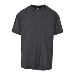 Urban Classics Herren T-Shirt "Urban Classics Herren Oversized Small Embroidery Tee", schwarz, Gr. L, unifarben, 100% Baumwolle, Shirts