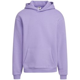 Urban Classics Herren Kapuzenpullover "Urban Classics Fluffy Hoody"electriclila, Gr. L, unifarben, 70% Baumwolle, 30% Polyester, Pullover