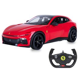 Jamara Kinder RC-Auto "Ferrari Purosangue 1:14 rot 2,4GHz T&uuml;r manuell"rot, B:15,1cm H:11,3cm T:34,5cm, Fernlenkfahrzeuge