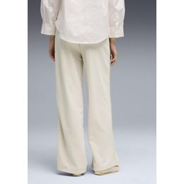 Puma Damen Trainingshose "HER COMFORT HIGH-WAIST WIDE LEG PANTS TR", beige, Gr. M, unifarben, Sweatware, Obermaterial: 68% Baumwolle, 32% Polyester,