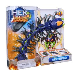 Spin Master Kinder RC-Tier "Hex Bots - Ferngesteuerter Tausendf&uuml;ssler"bunt, Fernlenkfahrzeuge, mit Leuchteffekt