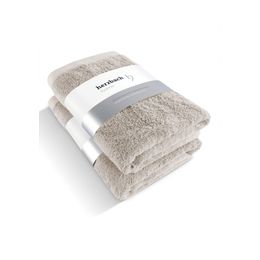 Duscht&uuml;cher HERZBACH HOME, beige, Obermaterial: 100% Baumwolle CO., Handt&uuml;cher, "Pura", 550g/m&sup2;, Premium-Qualit&auml;t, 100% Baumwolle, einfarbig