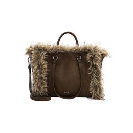 SURI FREY Damen Shopper "Shopper SFY Chessy Suede", gr&uuml;n, Polyester, Taschen