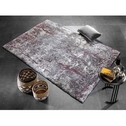 Teppich, B:160cm H:20mm L:230cm, lila, OCI DIE TEPPICHMARKE, Polyester, Polypropylen, Wohnzimmer, Teppiche, "JUWEL LIRAY, auch als L&auml;ufer und in