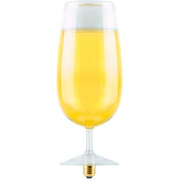 Segula LED-Leuchtmittel "LED Floating Beer foam", L:34cm &Oslash;:13cm, wei&szlig;, Leuchtmittel, handmade