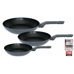 ELO Pfannen-Set "Ecolife 3 teilig", grau, Pfannen, Induktion