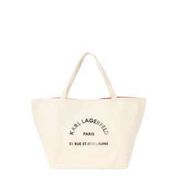 K by KARL LAGERFELD Karl Lagerfeld Shopper 'Rue St-Guillaume' Damen Gr&ouml;&szlig;e One Size beige / schwarz