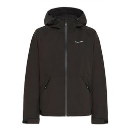 North Bend Damen Regenjacke "Regenjacke NBGureet W W-PRO 10.000 mit wasserdichter Beschichtung", schwarz, Gr. 46, Obermaterial: 100% Polyester PES.,