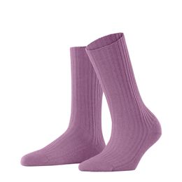 Falke Damen Socken "Cosy Wool Boot", Gr. 39, rosa, Obermaterial: 31% Wolle WO. 27% Viskose CV. 24% Polyamid PA. 18% Kaschmir WS., Socken