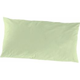 Kissenbezug Primera, B:80cm L:40cm, gr&uuml;n, Feinjersey, Obermaterial: 100% Baumwolle, Kissenbez&uuml;ge, "Primera Mako-Feinjersey Kissenbezug im